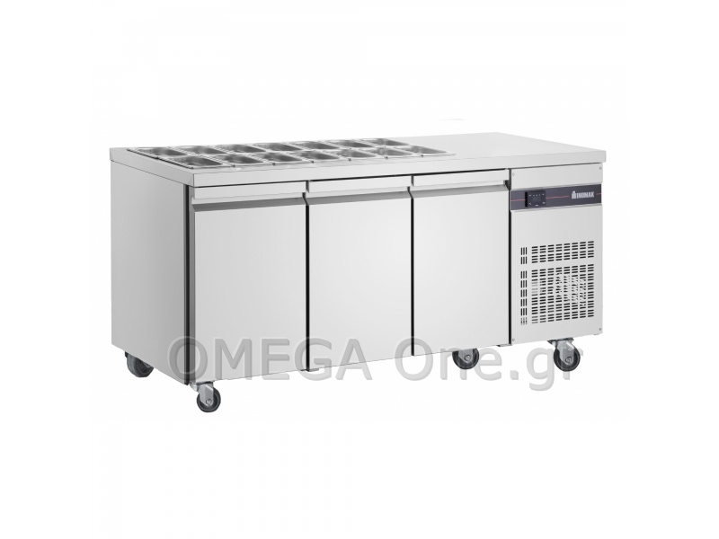 Countertop sandwich prep station Omega One, Pizza prep fridge benchtop ...