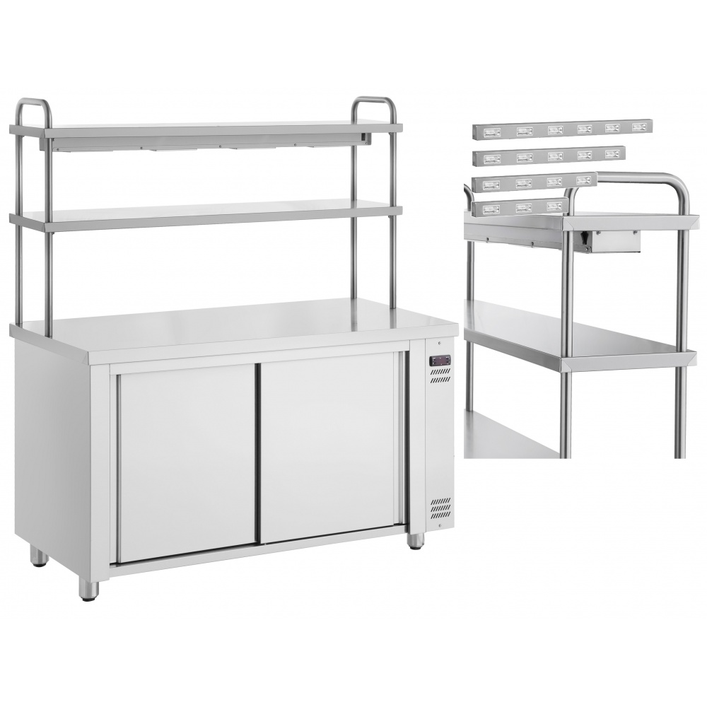 Table Heated Shelves -Omega One. Heating Elements With Halogen Lamps ...