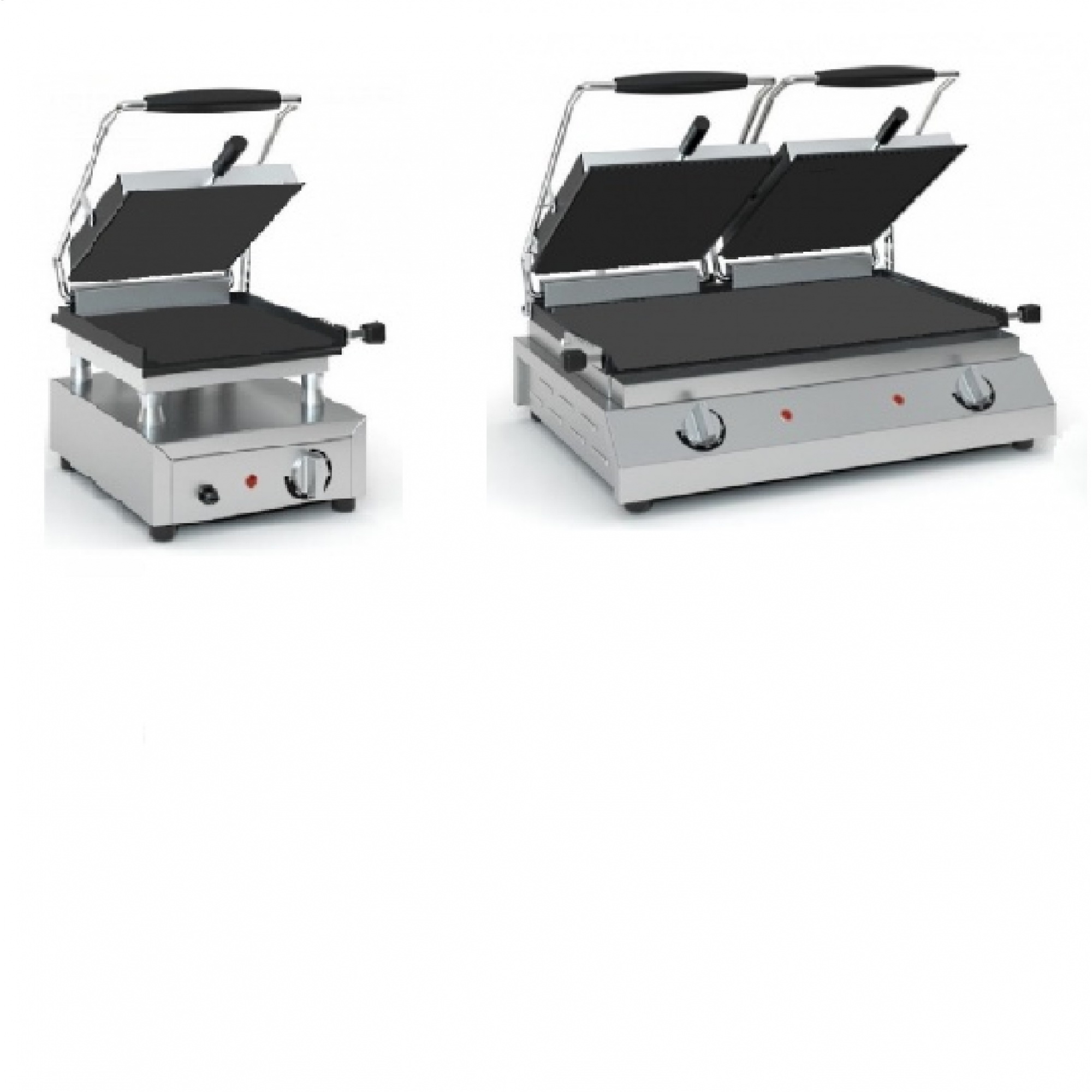 Electric Contact Grill Smooth & Ribbed Plates Single Panini Grill ...